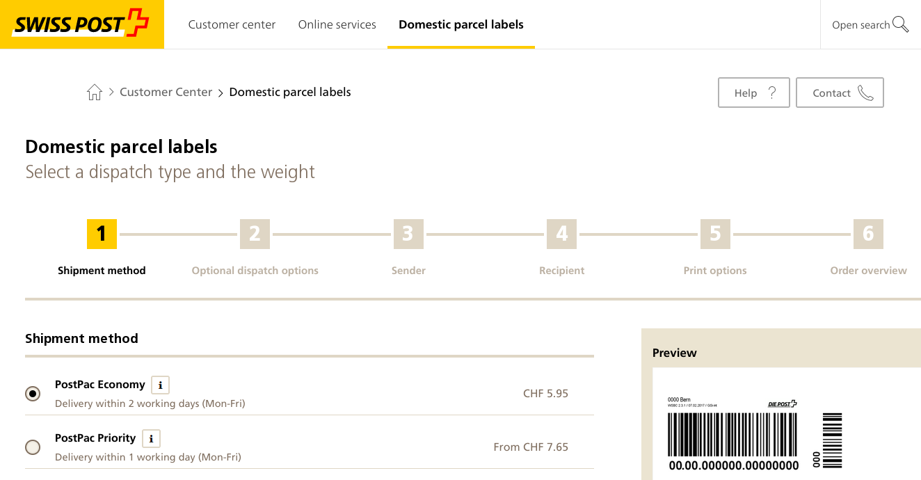 Save money on your parcels with SwissPost – ELUC